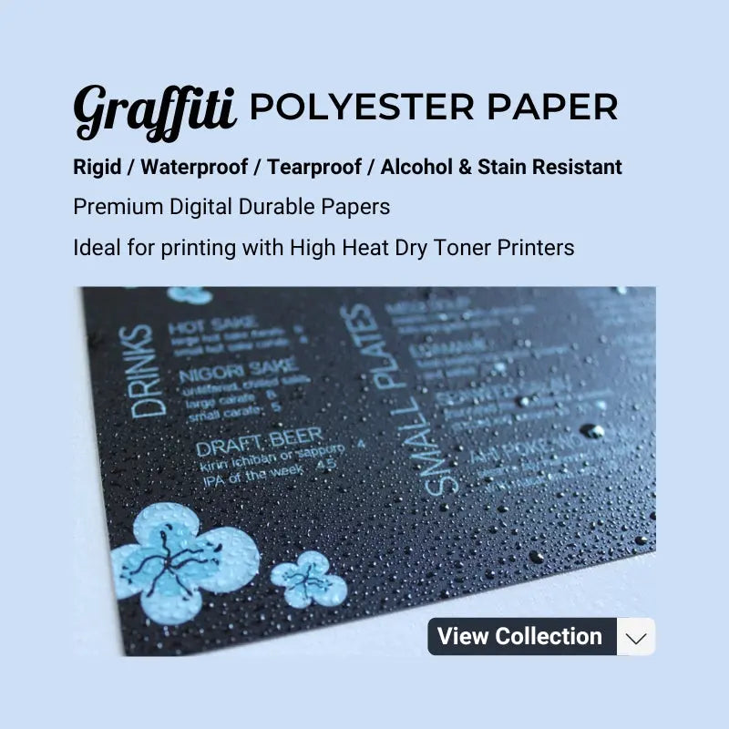 RIGID POLYESTER PAPERS — 4S Graphics