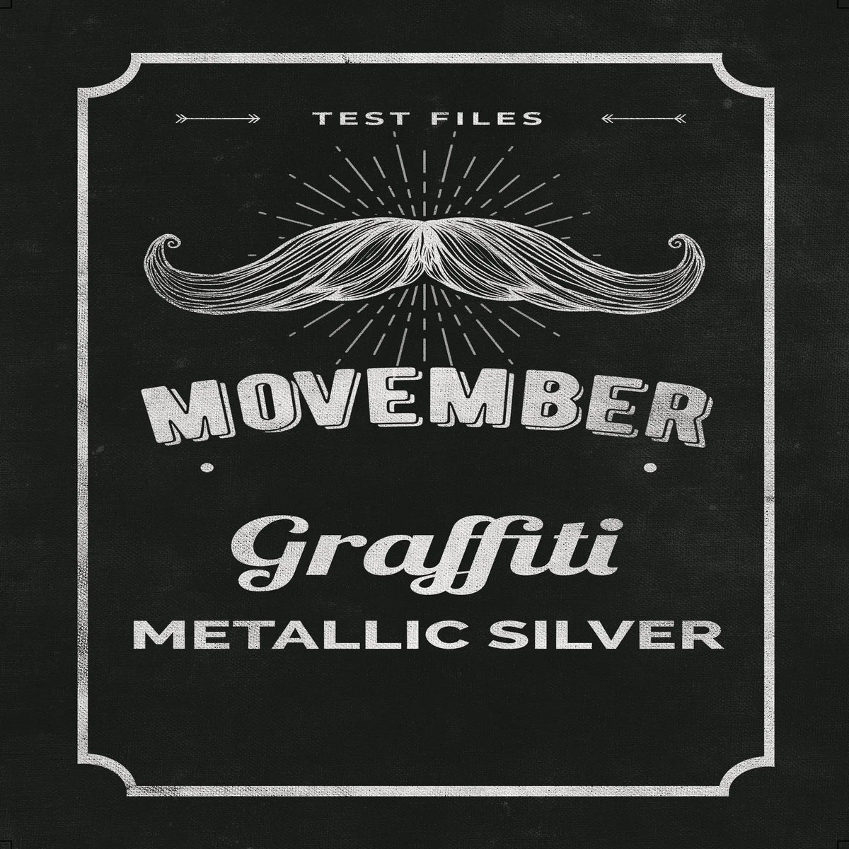 Graffiti Metallic Polyester Pearl Silver - 8 mil — 4S Graphics