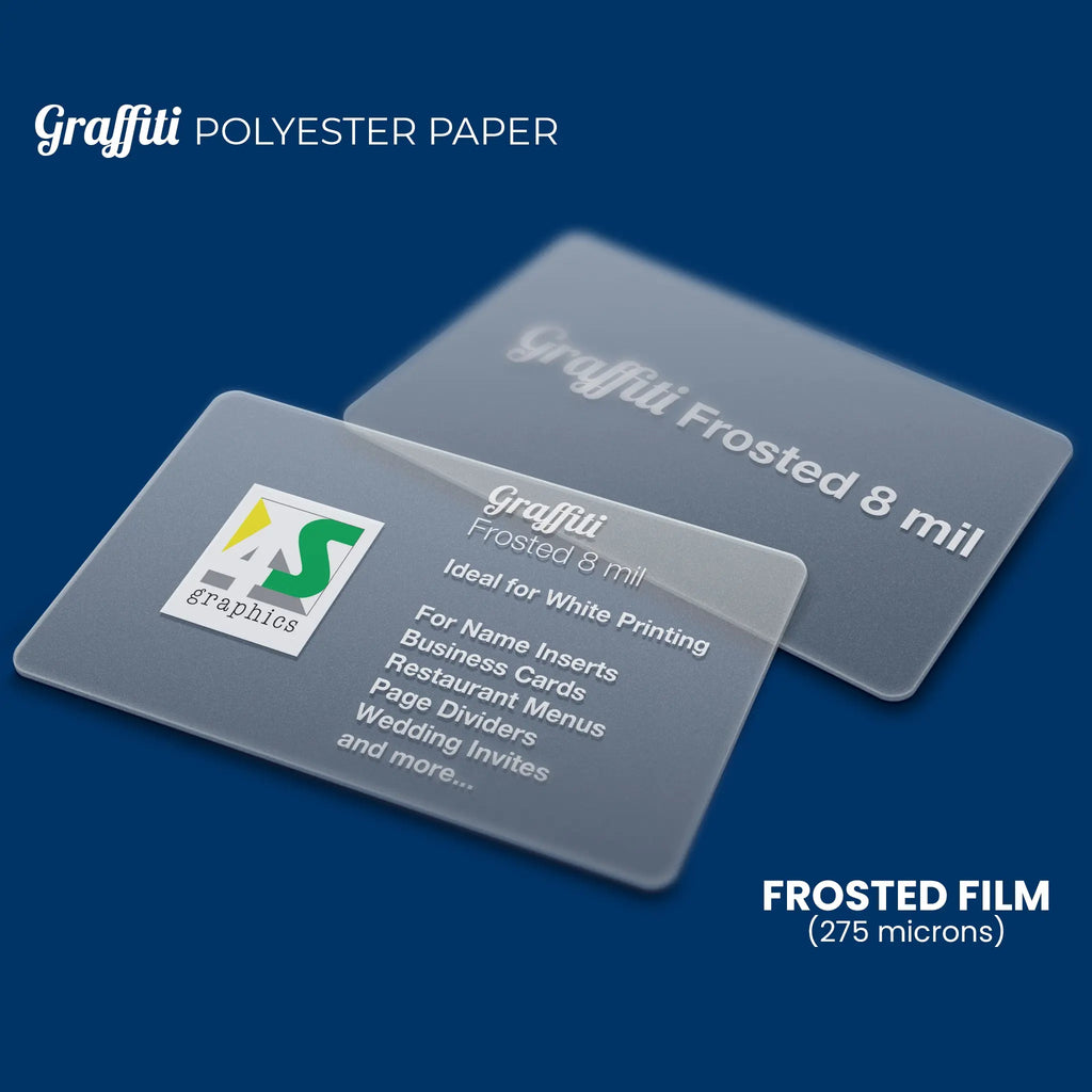Graffiti Polyester Films - Frosted 10 mil — 4S Graphics