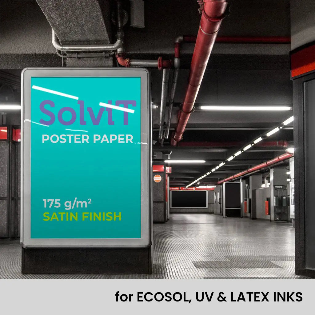 SolviT Poster Paper Satin - 7 mil (High Wet Strength) — 4S Graphics