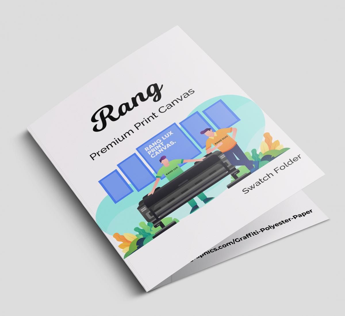 RANG PRINT CANVAS - Swatch Book with Printed Samples — 4S Graphics